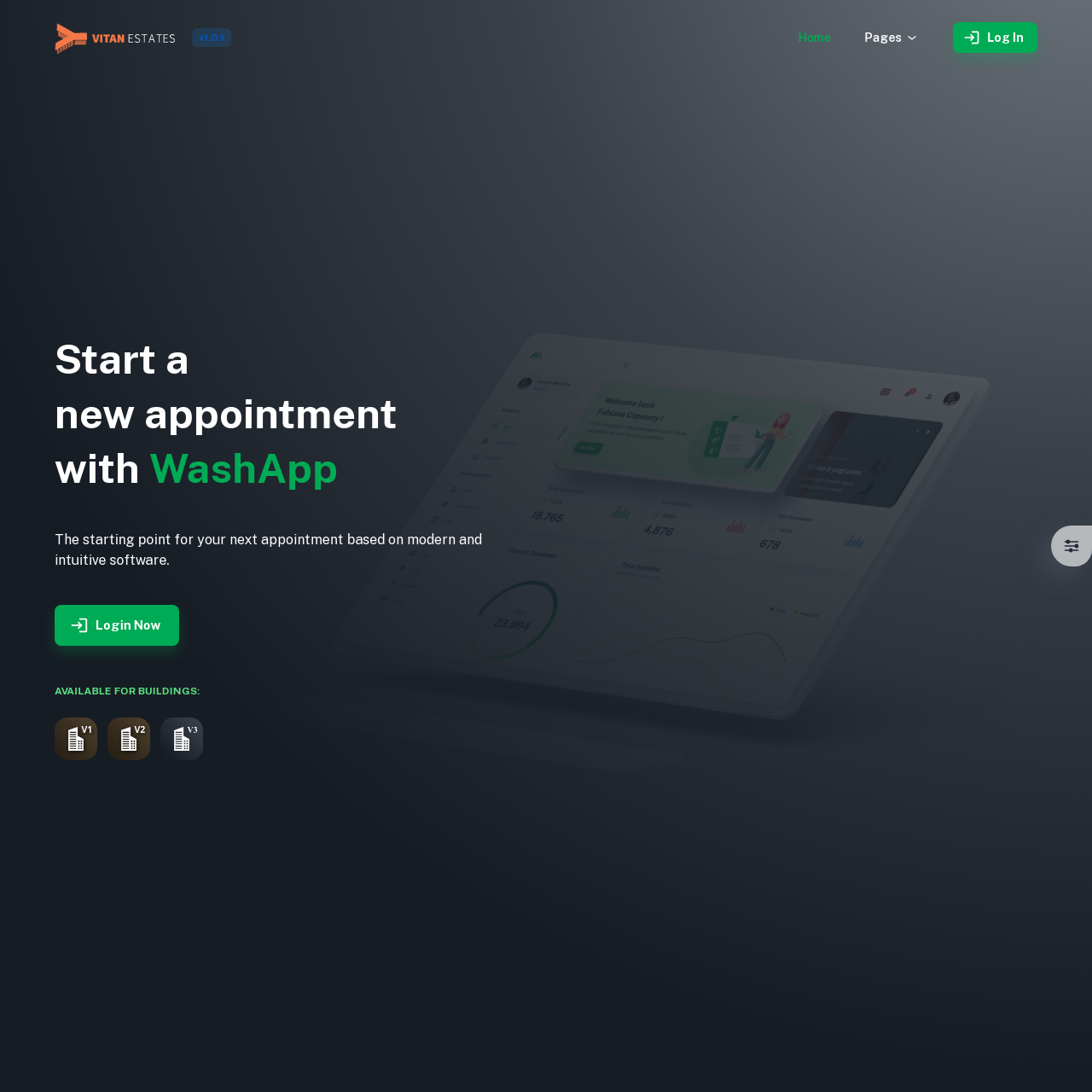 WashApp - Webitech Development